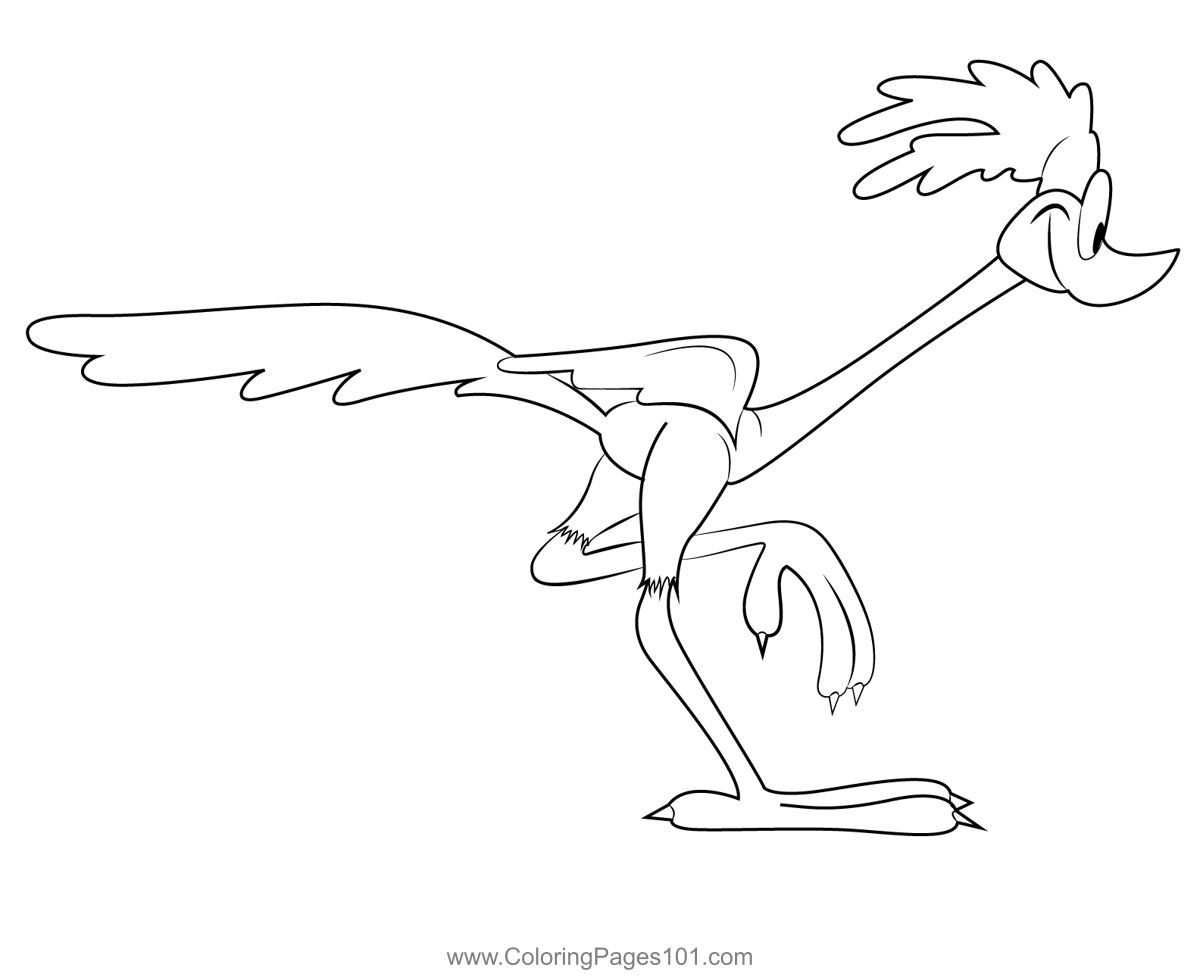 Kids Coloring Pages Road Runner Coloring Pages