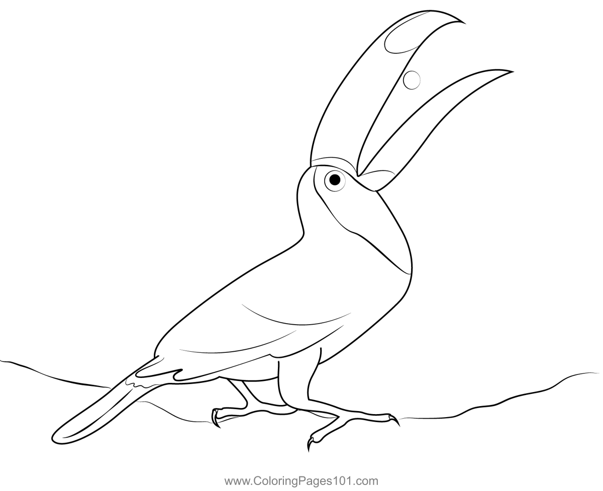 Tukan Tucano Vogel Toekan Malvorlage Kleurplaat Toucan Kleurplaten ...