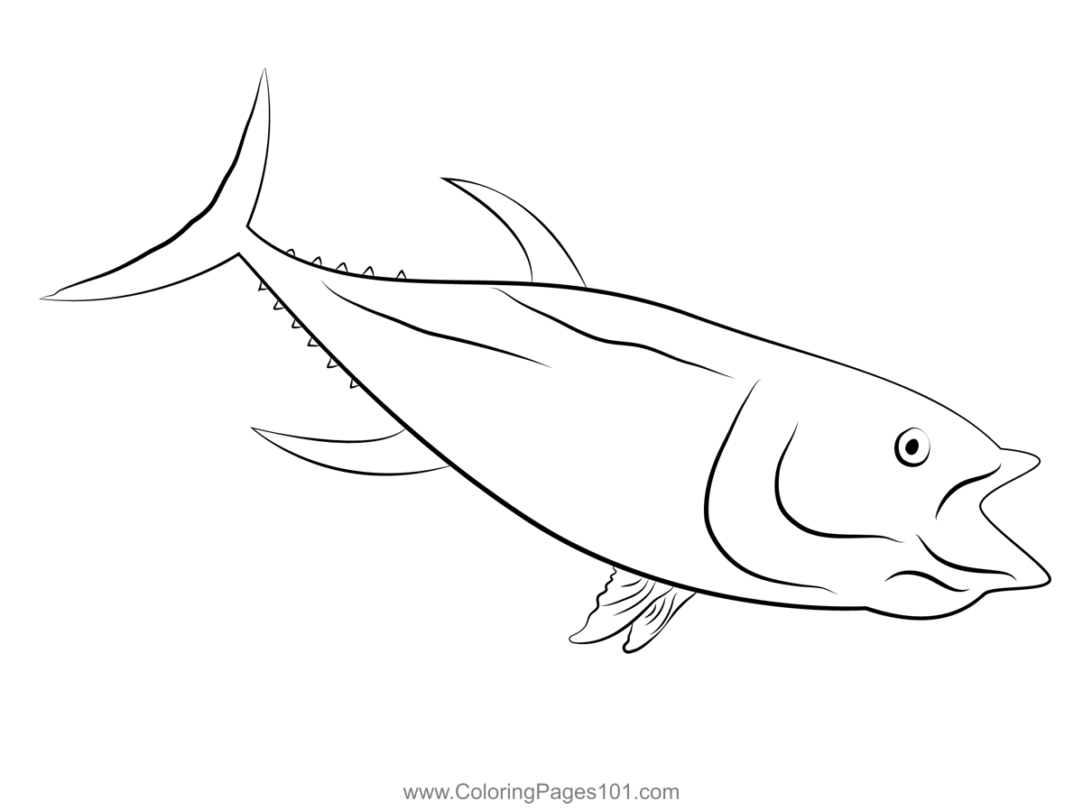 Oil Rig Tuna Fishing On Louisiana Gulf Coast Coloring Page for Kids ...