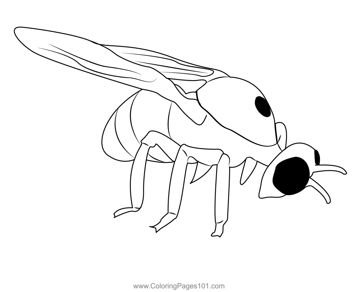 Bumble Bee 7 Coloring Page for Kids - Free Bumblebees Printable ...