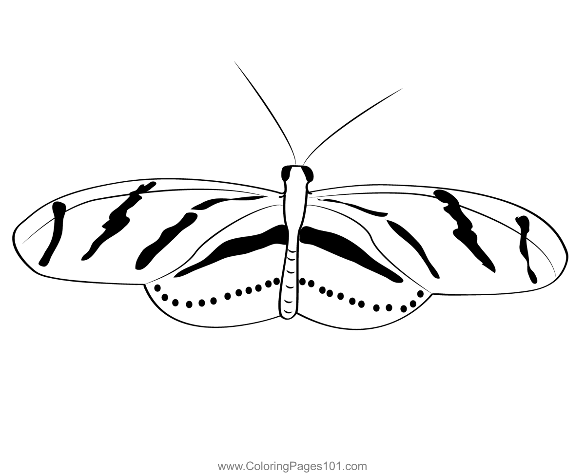Monarch Butterfly Coloring Page for Kids - Free Butterflies Printable ...