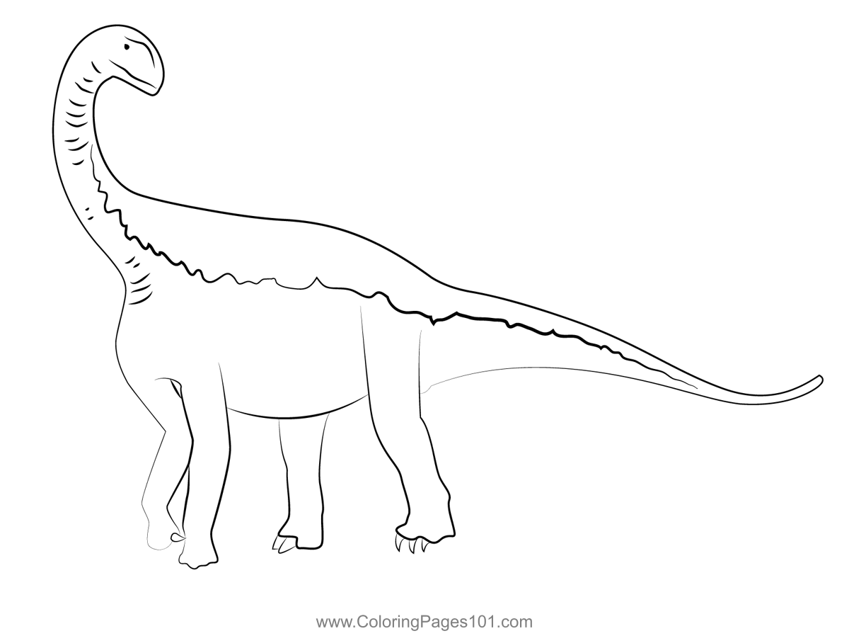 Jobaria Coloring Page for Kids - Free Dinosaurs Printable Coloring ...