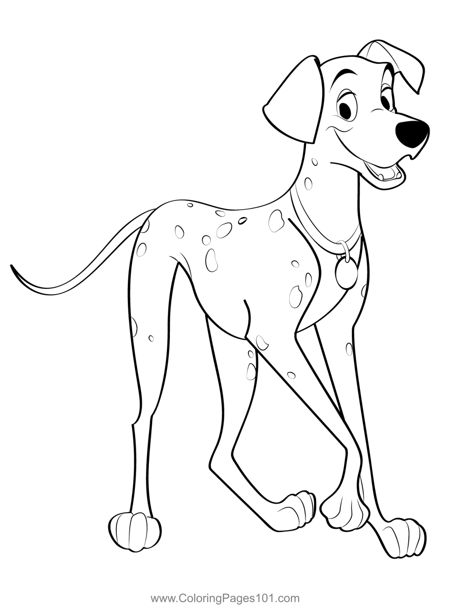 101 Dalmatians Coloring Pages To Print