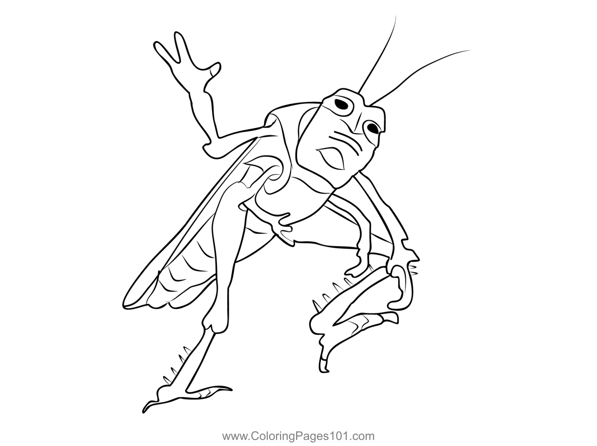 Cuddle Coloring Page for Kids - Free A Bug's Life Printable Coloring ...