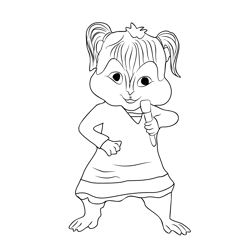 Alvin and the Chipmunks Coloring Pages for Kids Printable Free Download ...