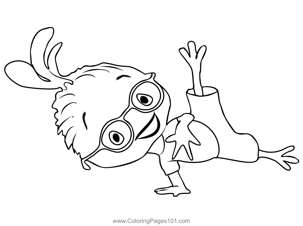 Chicken Little 1 Coloring Page for Kids - Free Chicken Little Printable ...