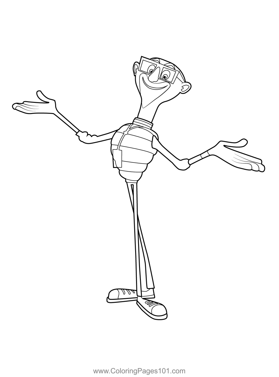 Chester V Cloudy with a Chance of Meatballs Coloring Page for Kids ...
