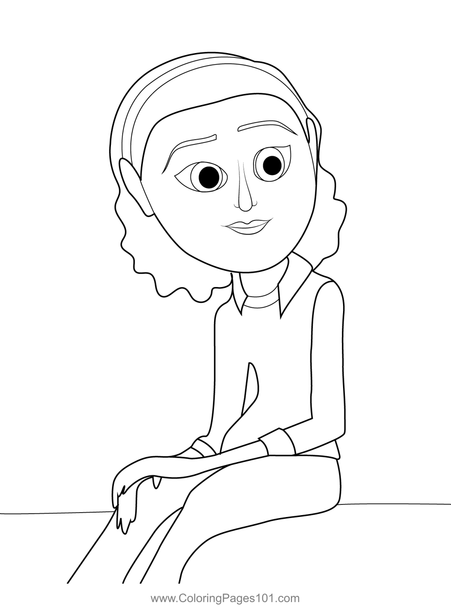 Fran Lockwood Cloudy with a Chance of Meatballs Coloring Page for Kids ...