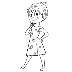 Joy 3 Inside Out 2 Coloring Pages for Kids - Download Joy 3 Inside Out ...