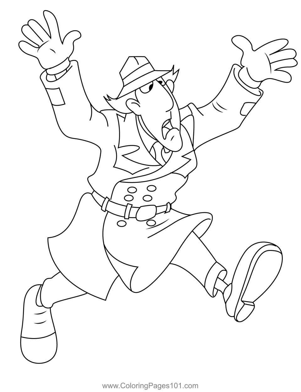 Gadget Inspector Ispettore Colorear Ausmalbilder Colorat Detektiv ...