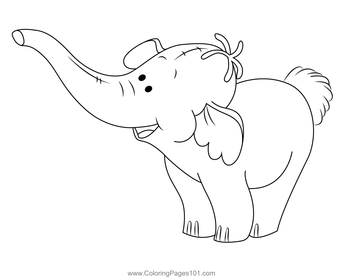 Call Heffalump Coloring Page for Kids - Free Pooh's Heffalump Movie ...