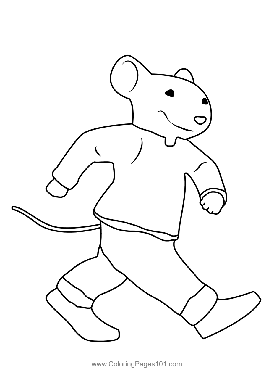Stuart Little Going To Home Coloring Page for Kids - Free Stuart Little ...
