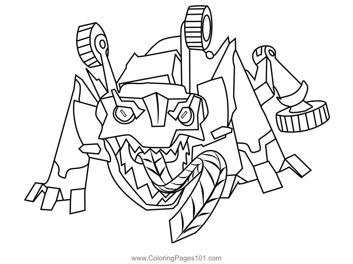 Springload From Transformers Coloring Page for Kids - Free Transformers ...