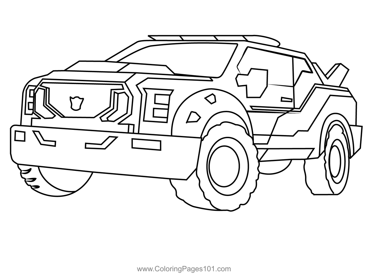 Strongarm Disguised From Transformers Coloring Page for Kids - Free ...