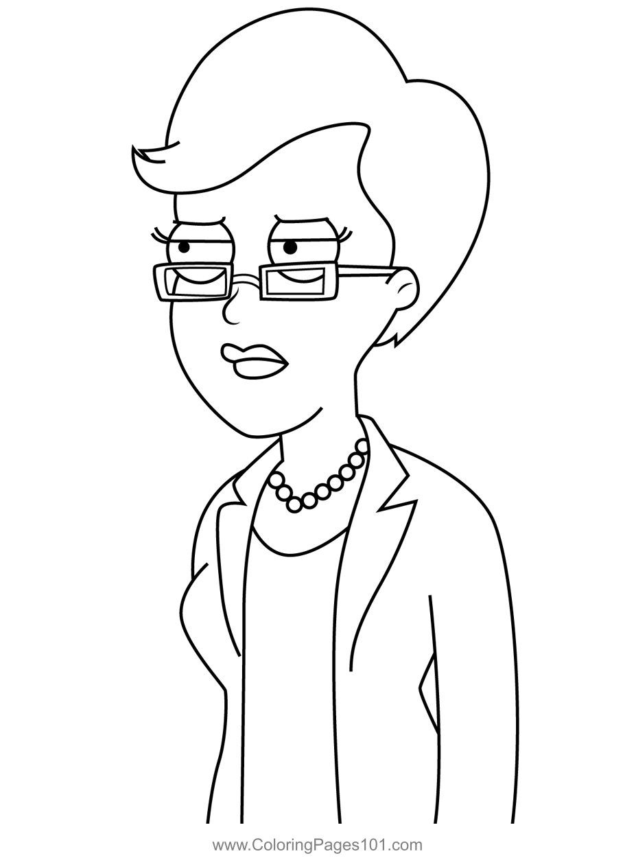 Meg Penner American Dad! Coloring Page for Kids - Free American Dad ...