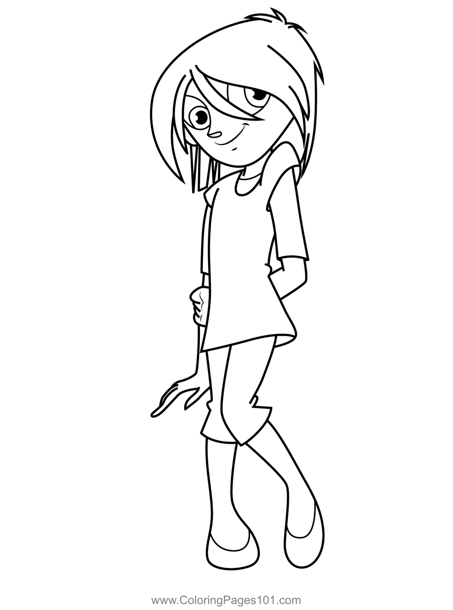 Rebecca Silver Bat Pat Coloring Page for Kids - Free Bat Pat Printable ...