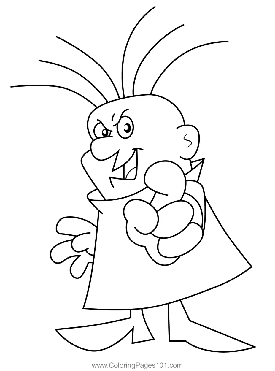 Hugo A Go Go Batfink Coloring Page for Kids - Free Batfink Printable ... Hugo A Go Go Batfink Coloring Page for Kids - Free Batfink Printable ...