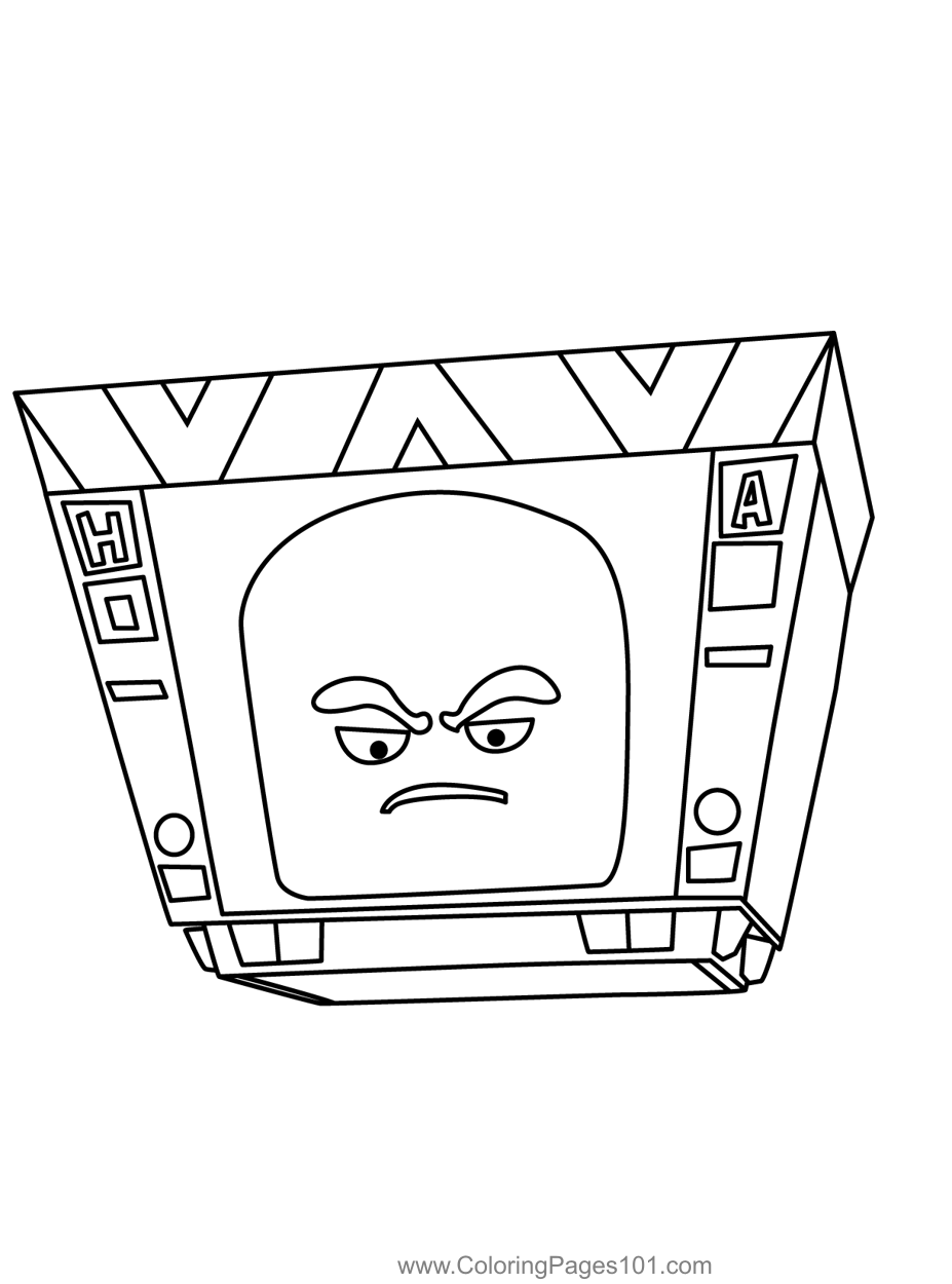 Badcomputer Batwheels Coloring Page for Kids - Free Batwheels Printable ...