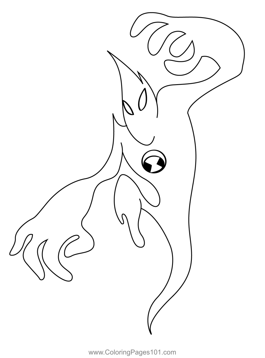 The Goop Coloring Page for Kids - Free Ben 10 Printable Coloring Pages ...