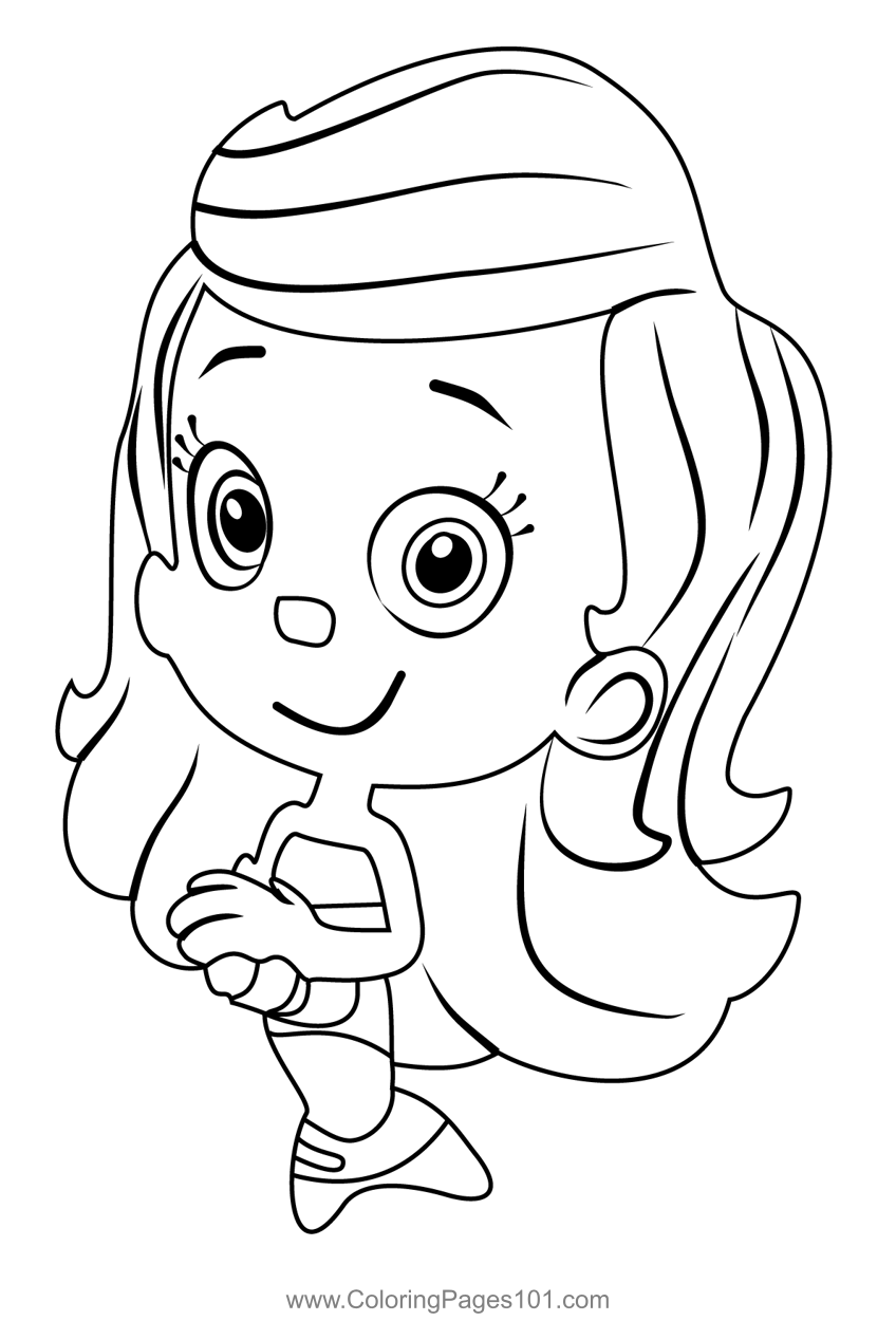 Molly From Bubble Guppies Coloring Page for Kids - Free Bubble Guppies ... Molly From Bubble Guppies Coloring Page for Kids - Free Bubble Guppies ...