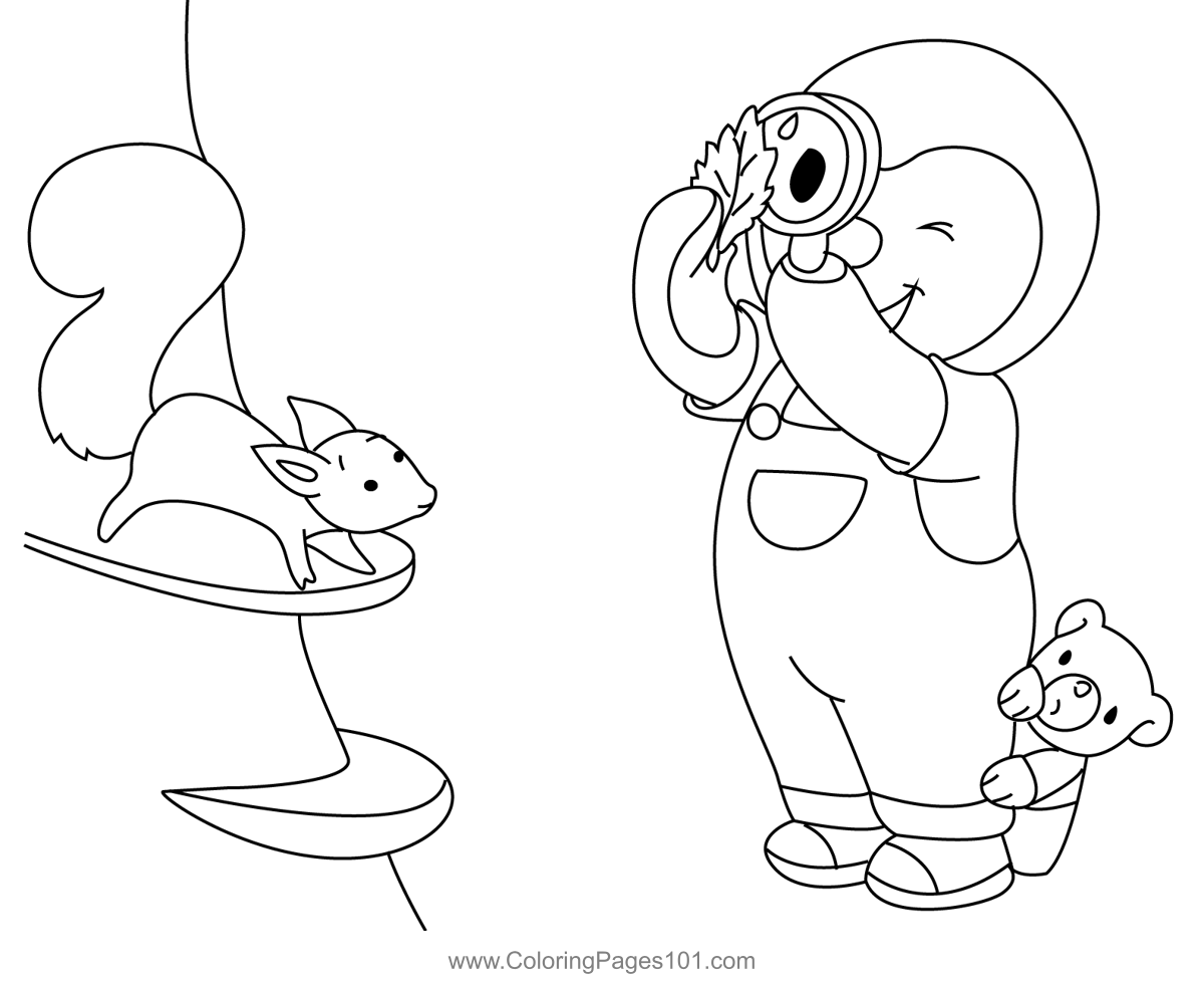 Charley And Mimmo On Search Coloring Page for Kids - Free Charley and ...