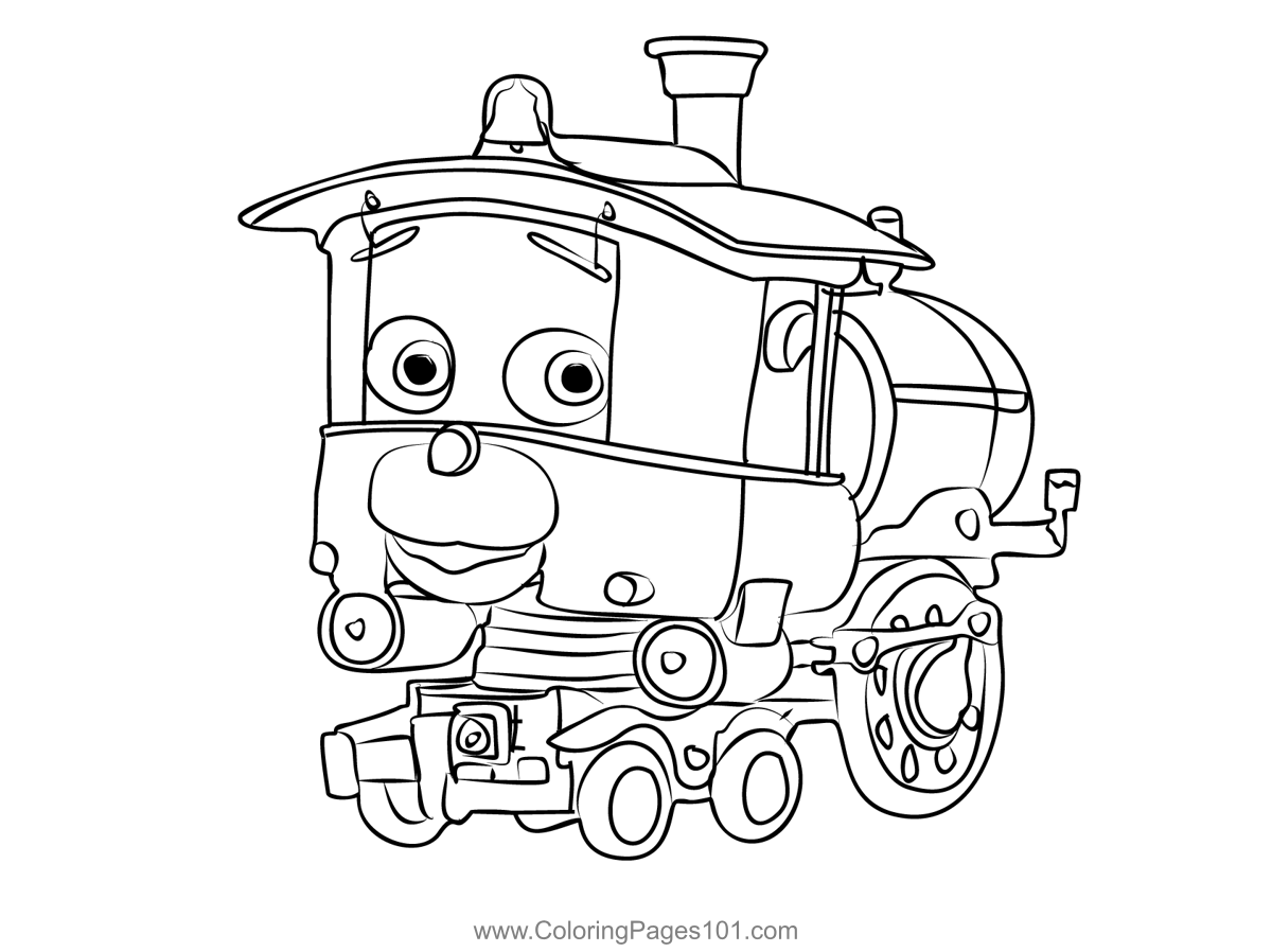 Chuggington 3 Coloring Page for Kids - Free Chuggington Printable ...