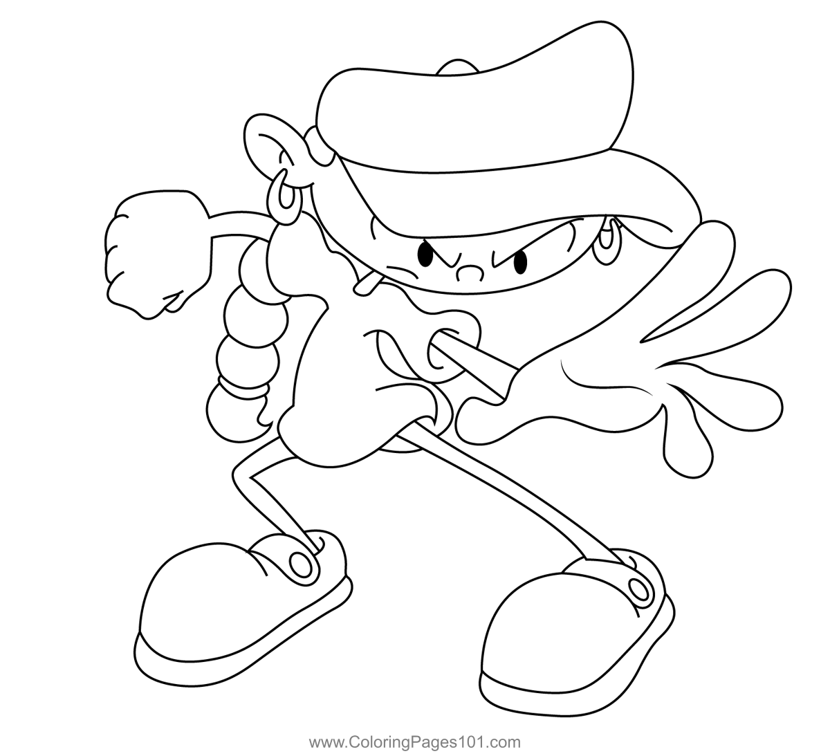 Numbuh Kicsterash Coloring Page for Kids - Free Codename: Kids Next ...