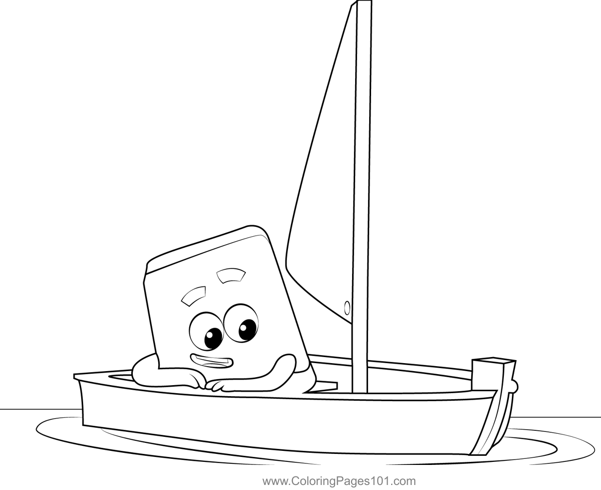 Blue In The Sea Colourblocks Coloring Page for Kids - Free Colourblocks ...
