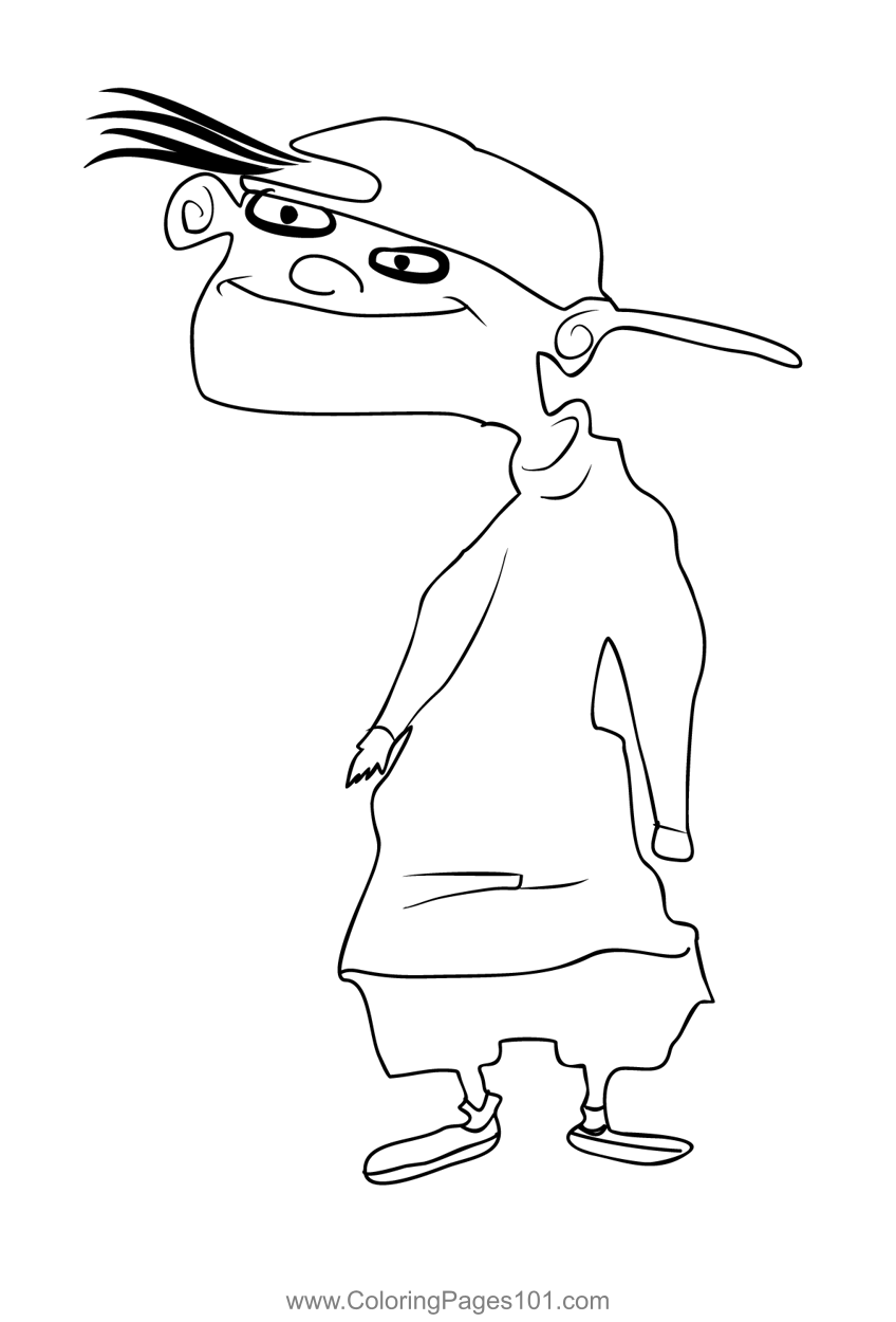 Ed, Edd'n Eddy 2 Coloring Page for Kids - Free Ed, Edd n Eddy Printable ...