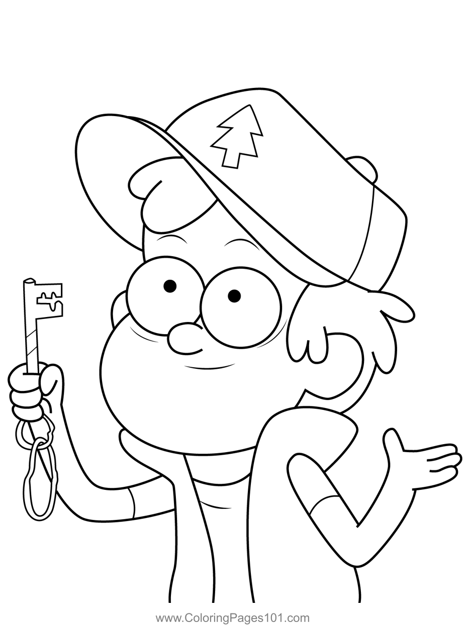 Gravity Falls Dipper Drawing