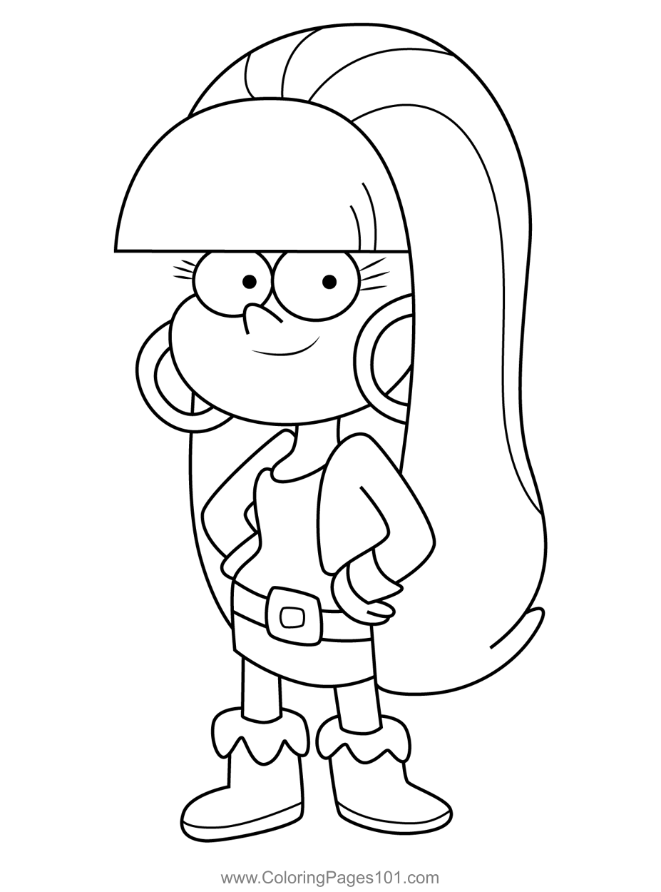 Pacifica Northwest Gravity Falls Coloring Page for Kids - Free Gravity ...
