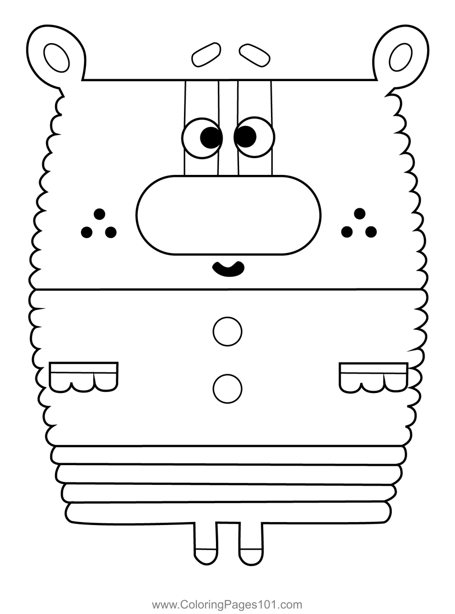 Badger Hey Duggee Coloring Page for Kids - Free Hey Duggee Printable ...
