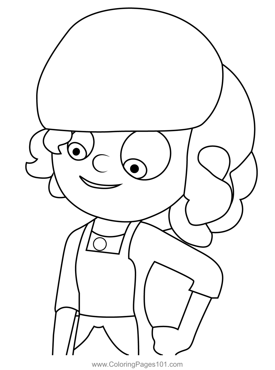 Violet Kazoops! Coloring Page for Kids - Free Kazoops! Printable ...