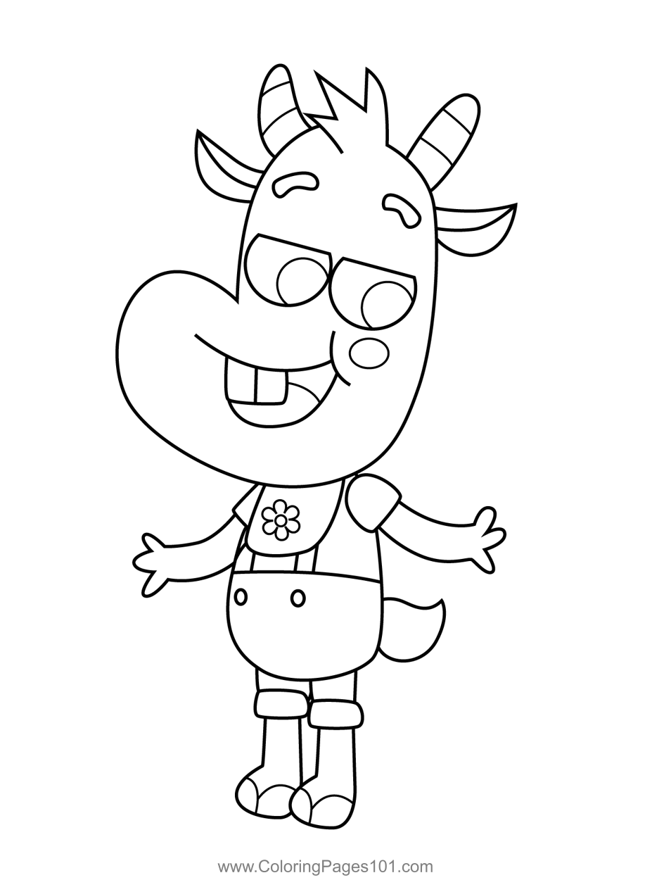 Goatie Kit and Kate Coloring Page for Kids - Free Kit and Kate ...