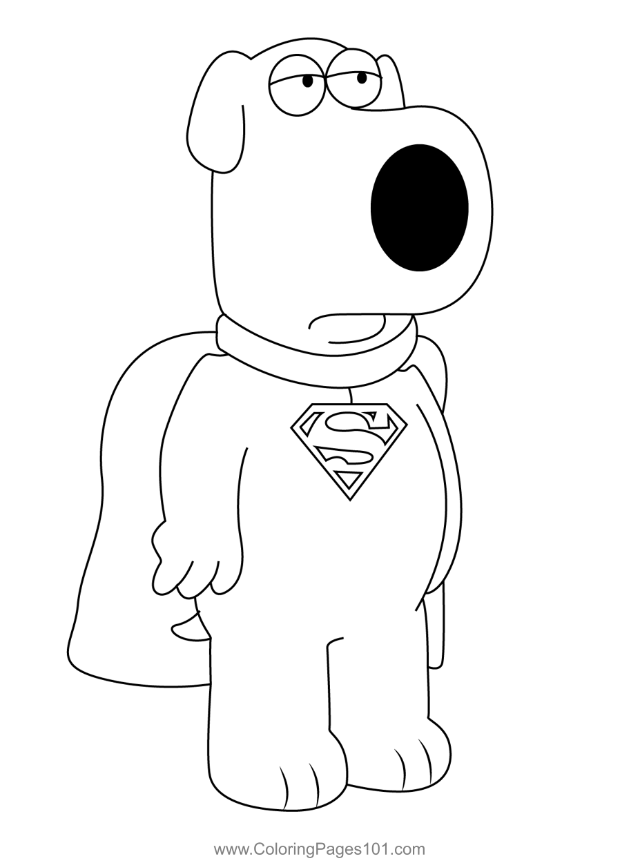Krypto The Superdog Coloring Page for Kids - Free Krypto the Superdog ...