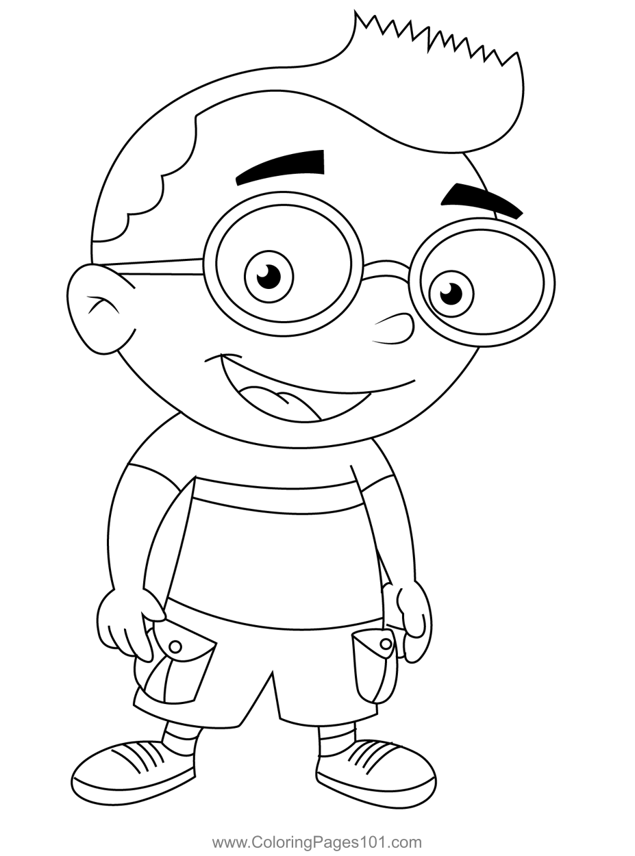 Leo Style Coloring Page for Kids - Free Little Einsteins Printable ...