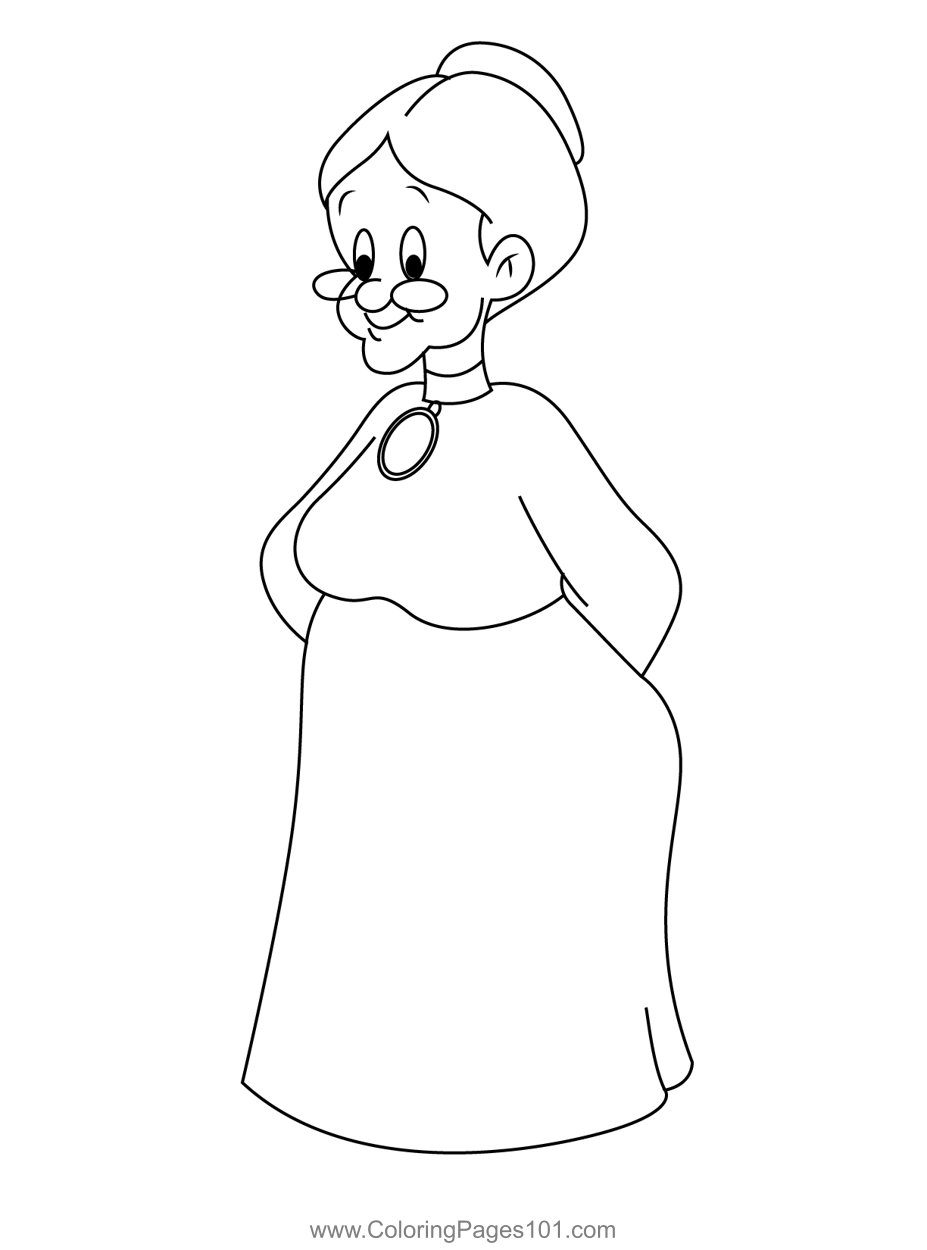 Granny Coloring Page For Kids Free Looney Tunes Printable Coloring Granny Coloring Page For Kids Free Looney Tunes Printable Coloring