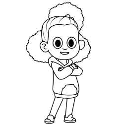 Lyla Leneathea Loops Lyla in the Loop Coloring Page for Kids - Free ...