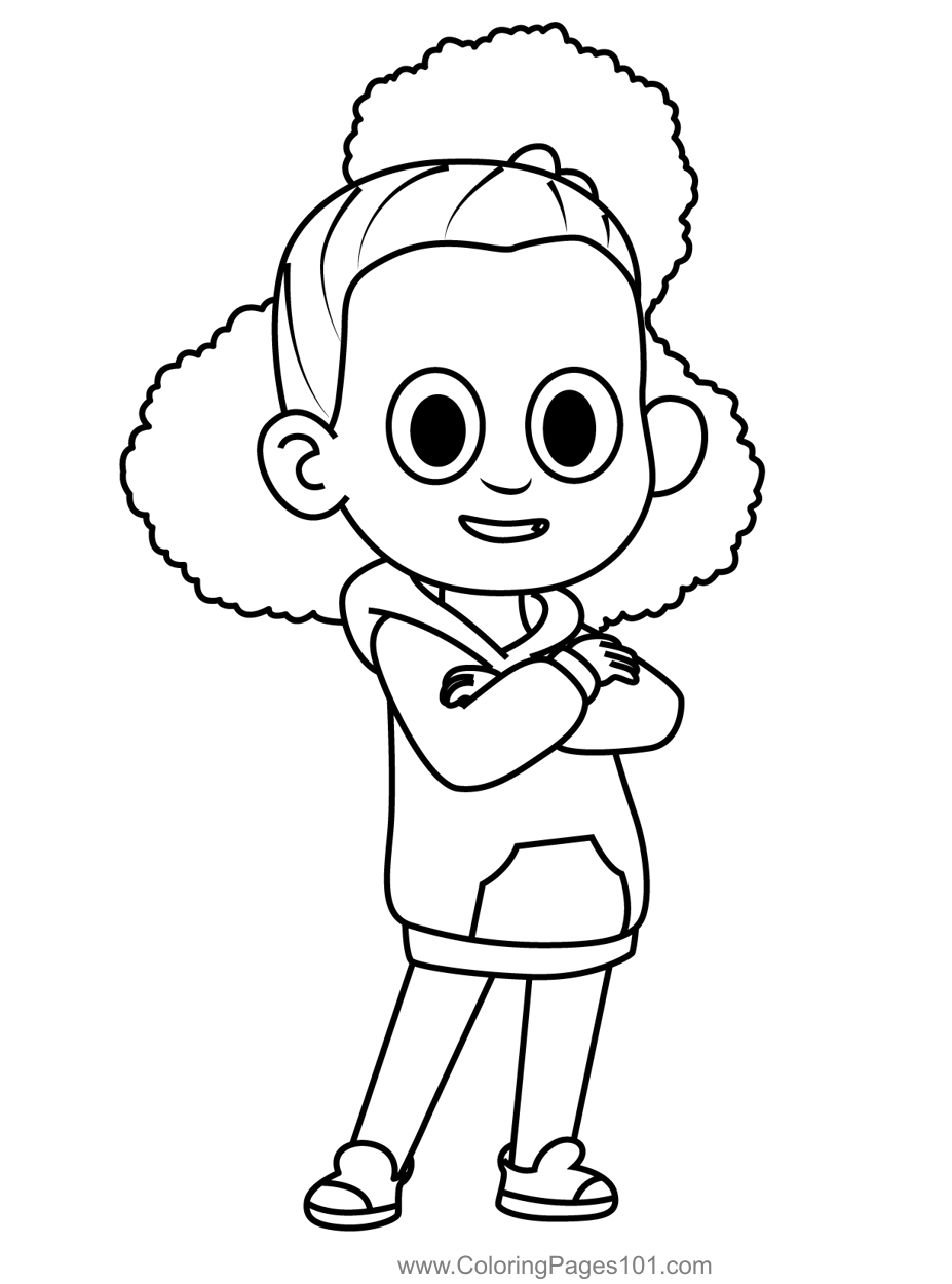 Lyla Leneathea Loops Lyla in the Loop Coloring Page for Kids - Free ...