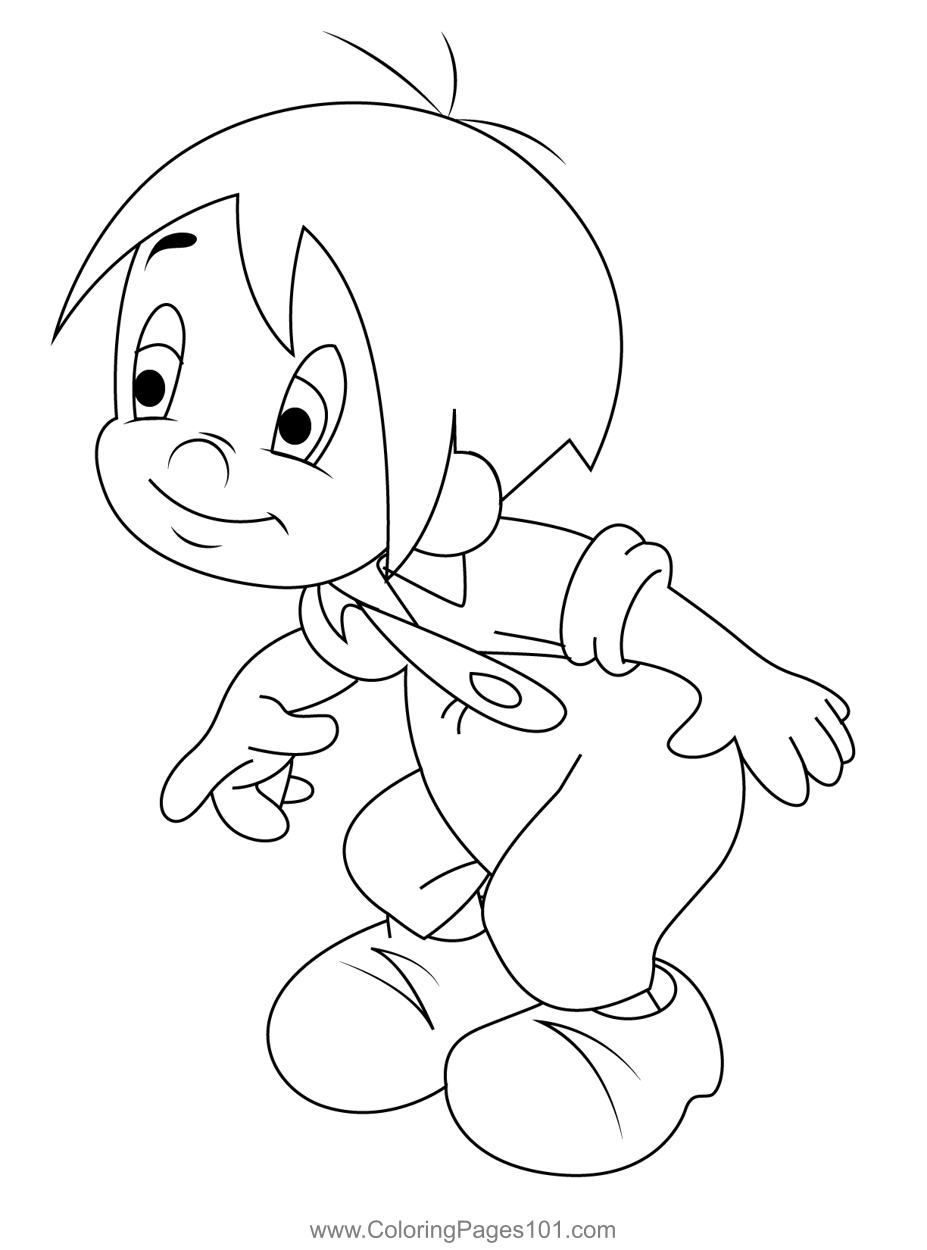 Marcelino Look Coloring Page for Kids - Free Marcelino Printable ...