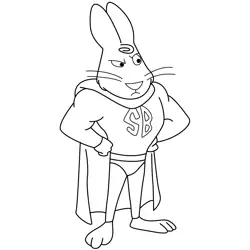 Super Bunny Coloring Page for Kids - Free Max & Ruby Printable Coloring ...