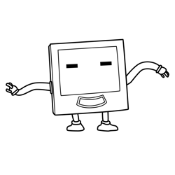 Zim 1 Messy Goes to OKIDO Coloring Page for Kids - Free Messy Goes to ...