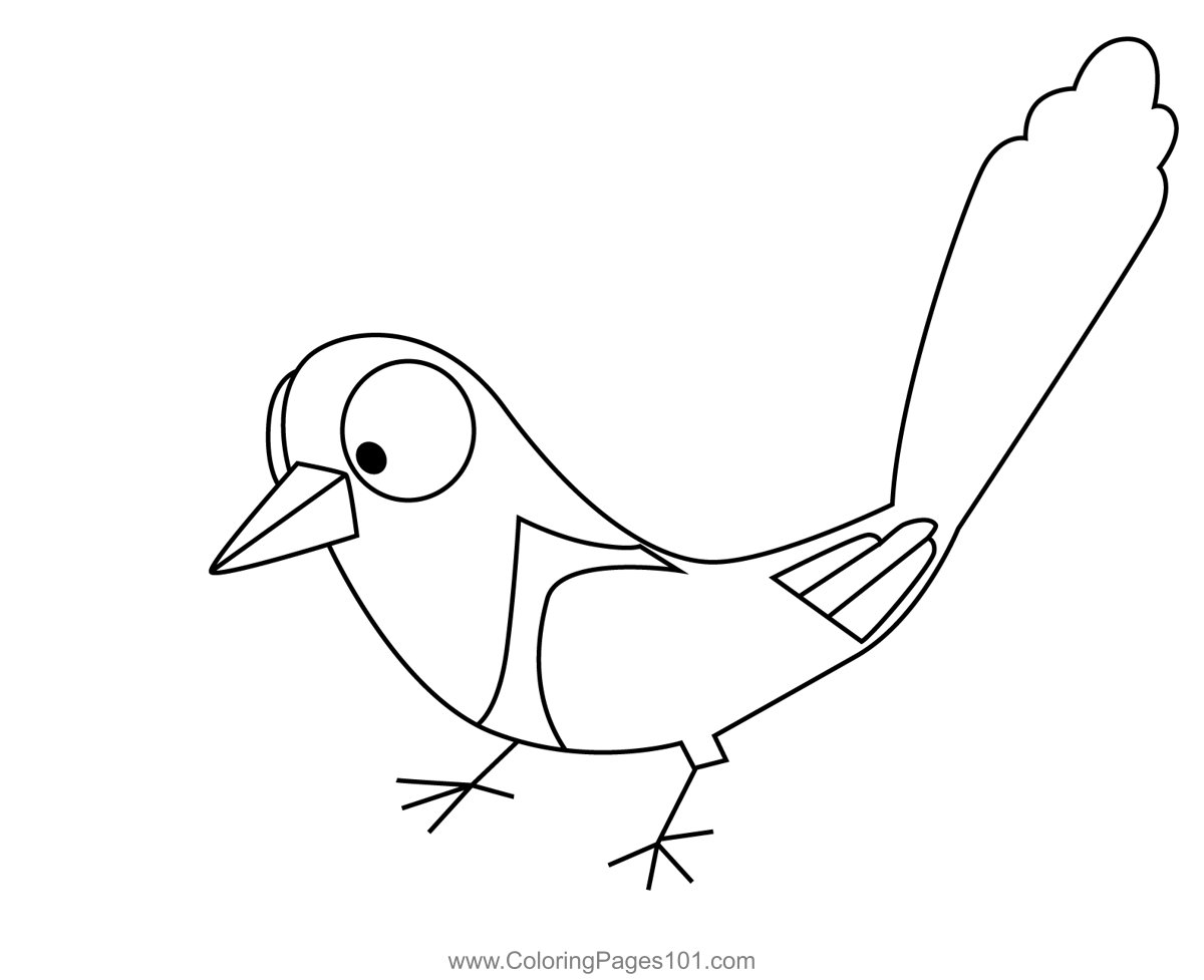 Magpie Mr. Bean Coloring Page for Kids - Free Mr. Bean Printable ...