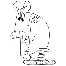 XJ-7 Coloring Page for Kids - Free My Life as a Teenage Robot Printable ...