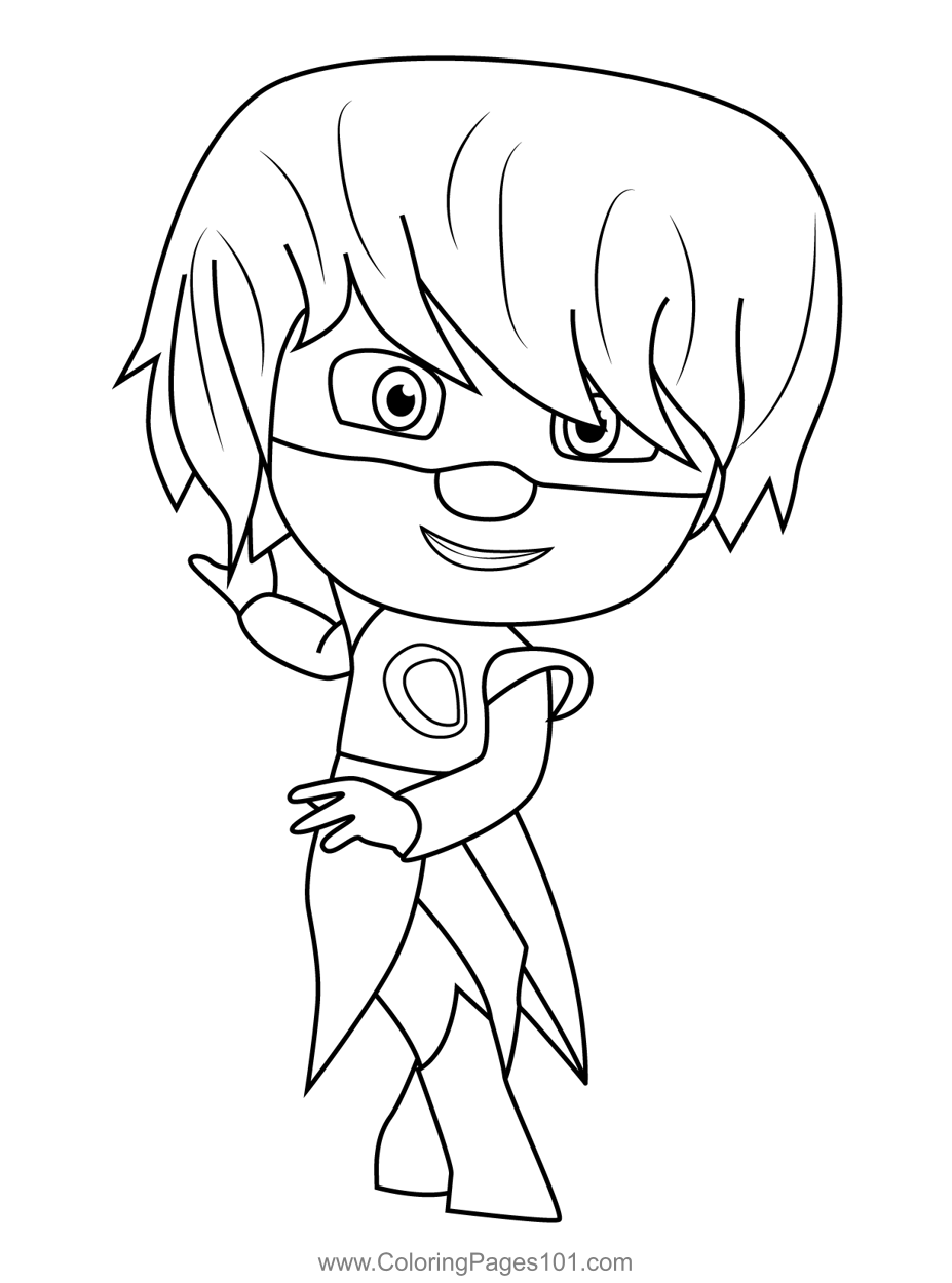 Luna Girl Coloring Pages For Kids Pj Masks Ready For Download