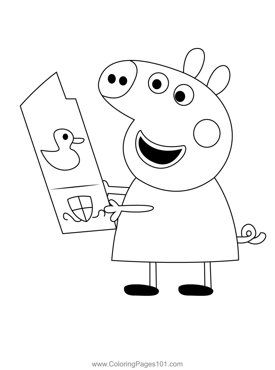 Peppa Pig Coloring Pages