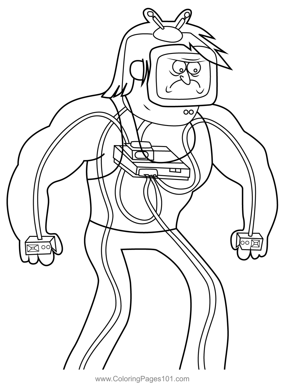 Coloring Pages Regular Show Cartoon Network Rigby Dibujos Regularshow ...