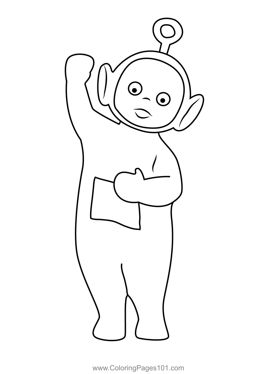 Teletubbies Po Coloring Pages