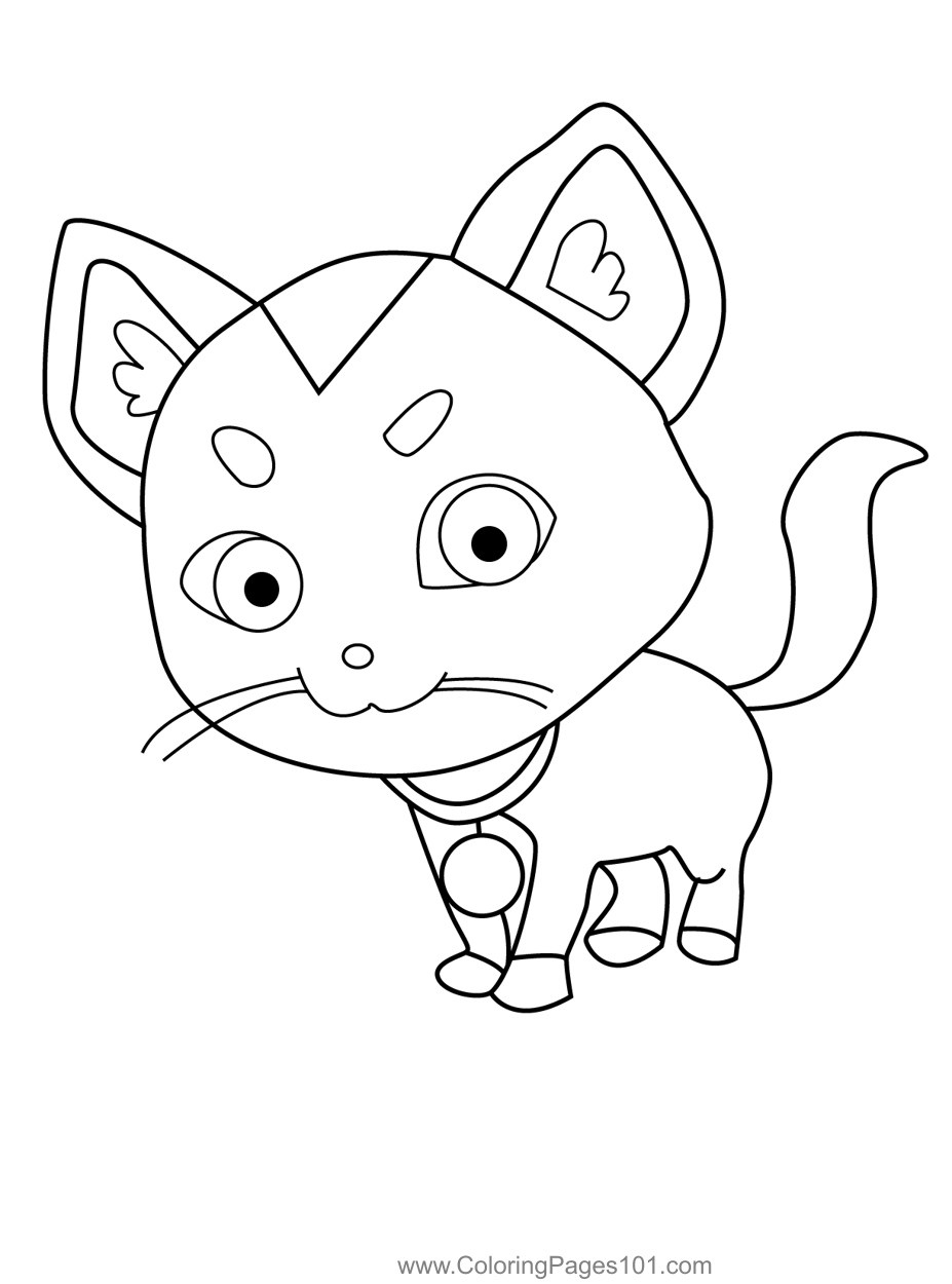 Vanilla The Dibidogs Coloring Page for Kids - Free The Dibidogs ...