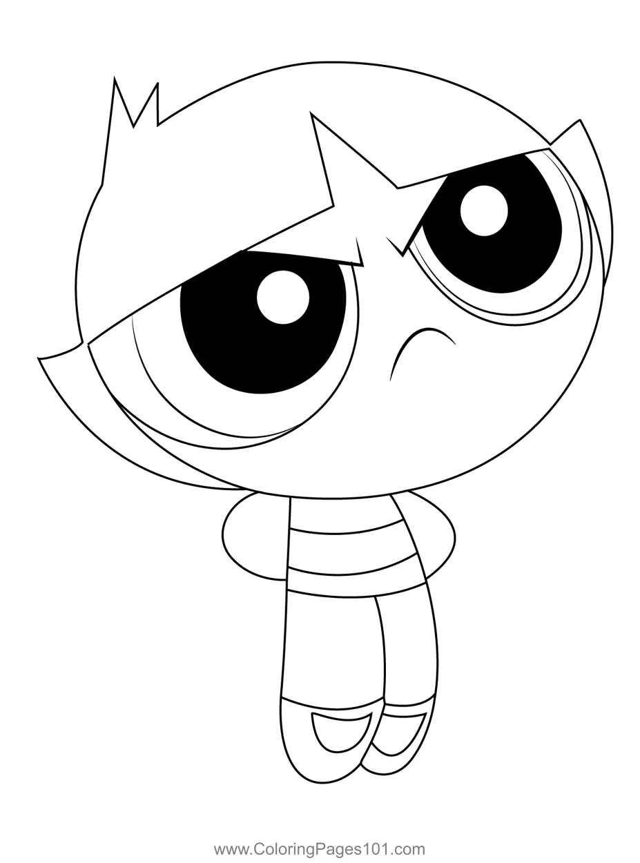 Powerpuff Girls Coloring Page for Kids - Free The Powerpuff Girls ...